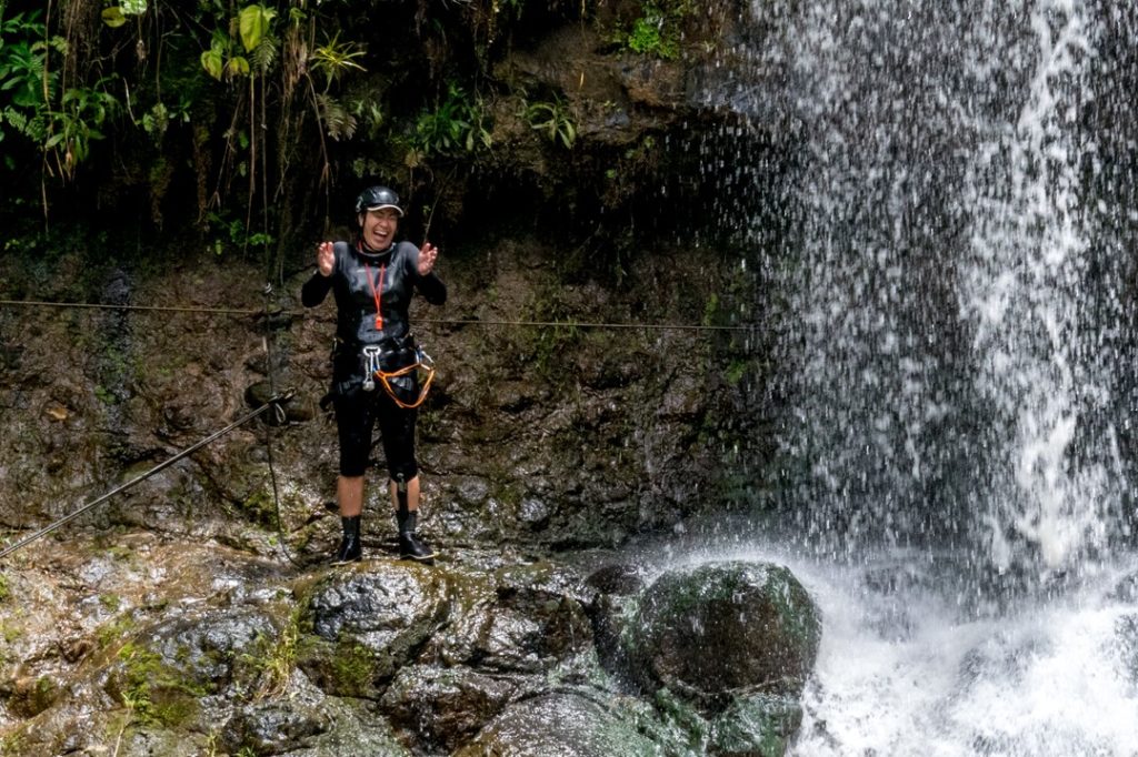 Rappelling Down a Waterfall in Kaua'i with Island Adventures - What to ...